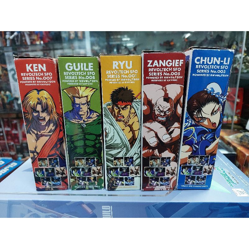 Kaiyodo Revoltech Street Fighter Ryu Chun Li Guile Ken Zangief | Shopee ...