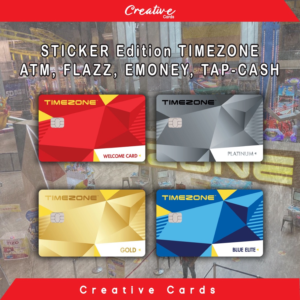 Atm Skin Card Sticker - Timezone Edition Vinyl+Laminating Glossy Debit ...