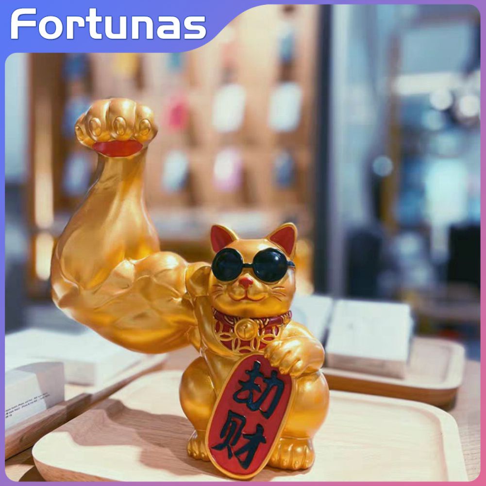 Wave Hand Cat Maneki Neko Lucky Cat Solar Waving Cats Good Luck For Car ...