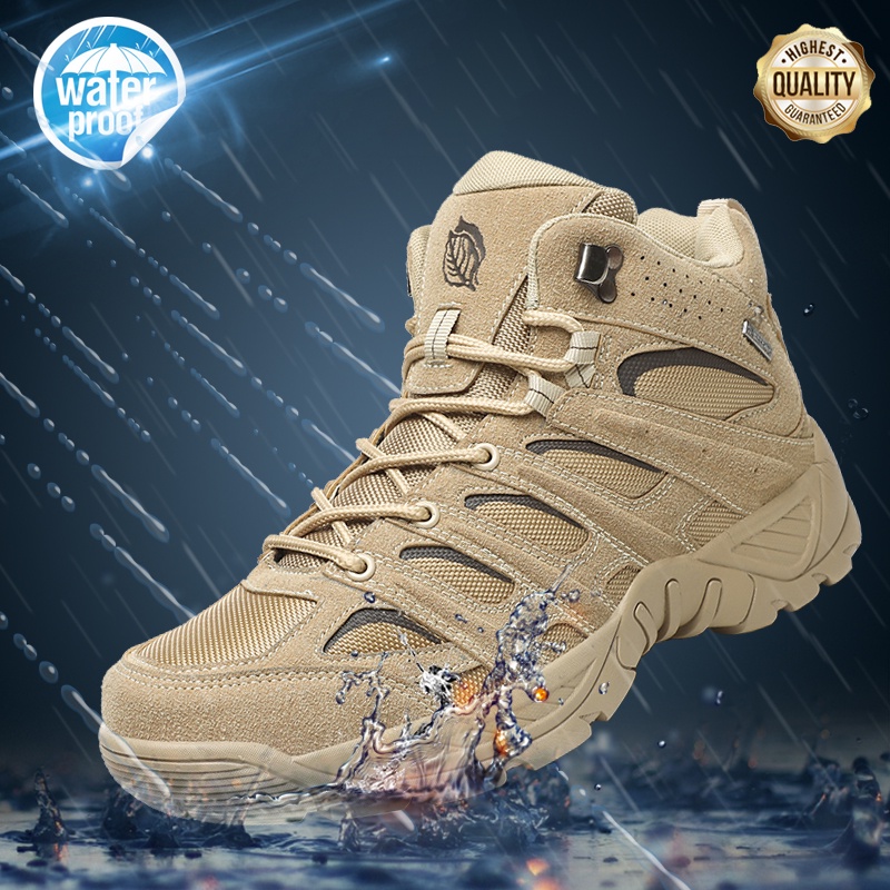 COD Fashion Shoes Men shoes Waterproof Boots for Man Breathable shoes ...