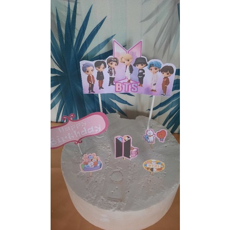 tiny tan theme cake topper | Shopee Philippines