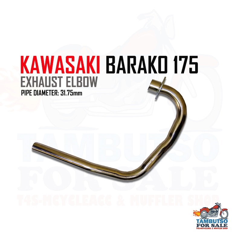 Exhaust Elbow for Kawasaki Barako 175 | Shopee Philippines
