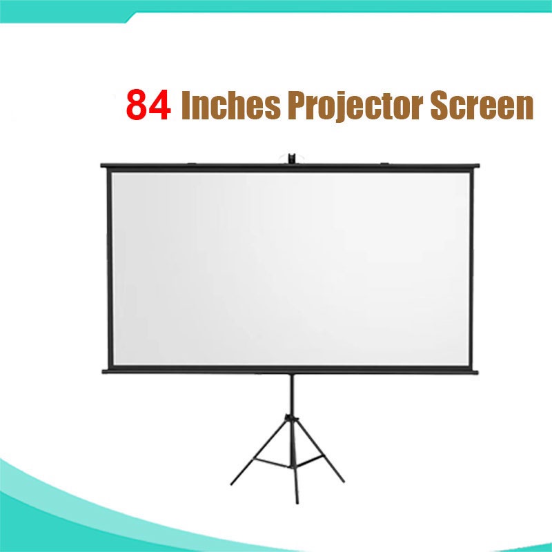 iPower 100 Inch Projector Screen HD Vivid Color Better Viewing ...