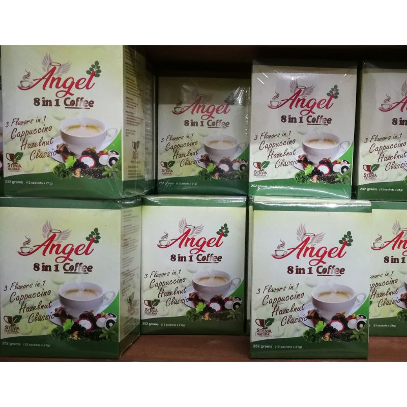 Angel Coffee 8 in 1 No SUGAR | Shopee Philippines