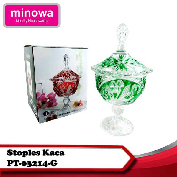Minowa Glass Jars Foot Jars Crystal Jars Display Jars 3214G | Shopee ...
