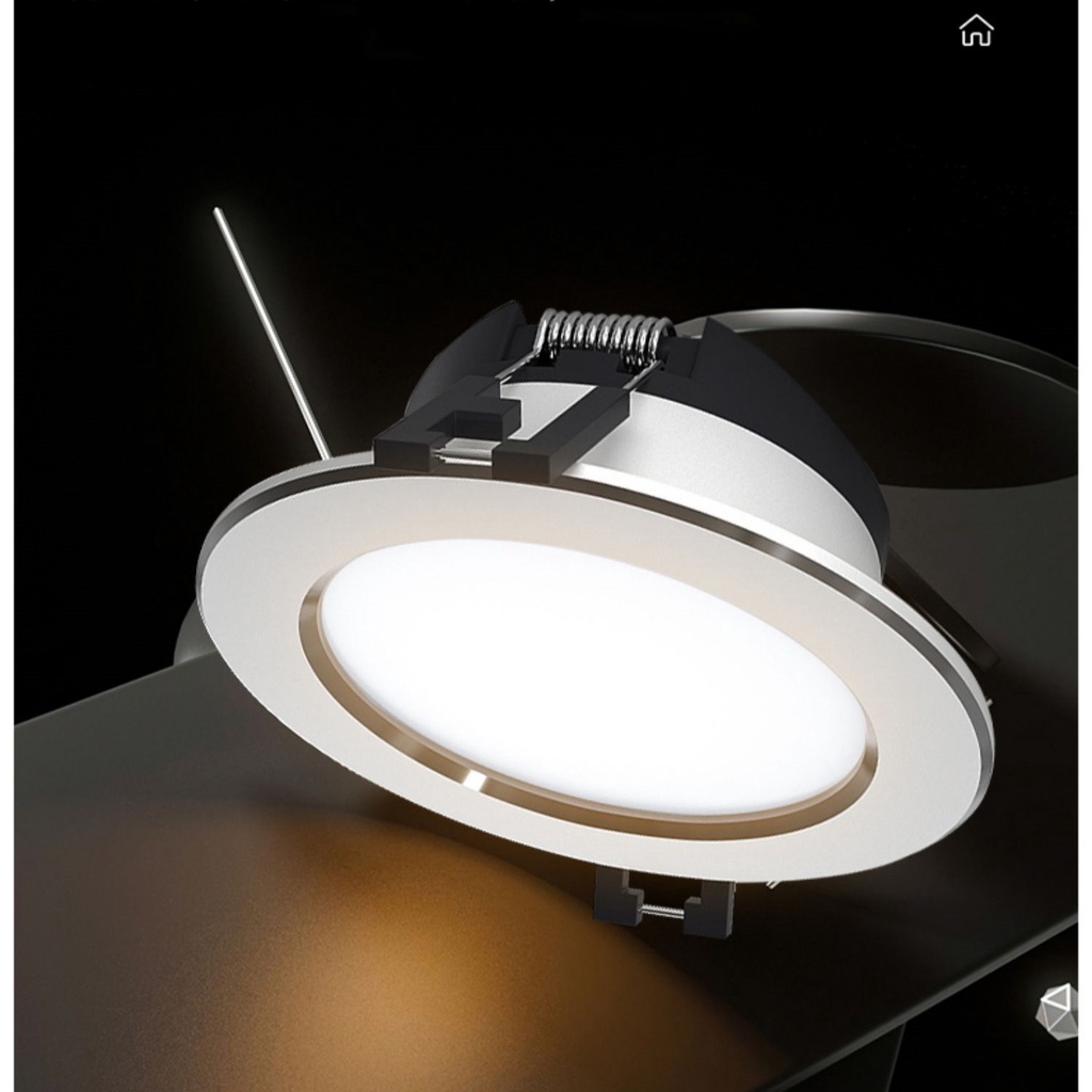 220V Tricolor 5W 7W 9W 12W LED Ceiling Light Downlight Pin Lights ...