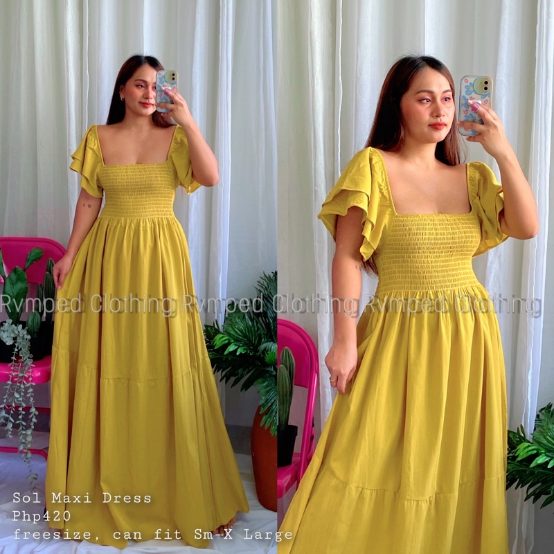 RVMPED Sol Plain Maxi Dress | Shopee Philippines
