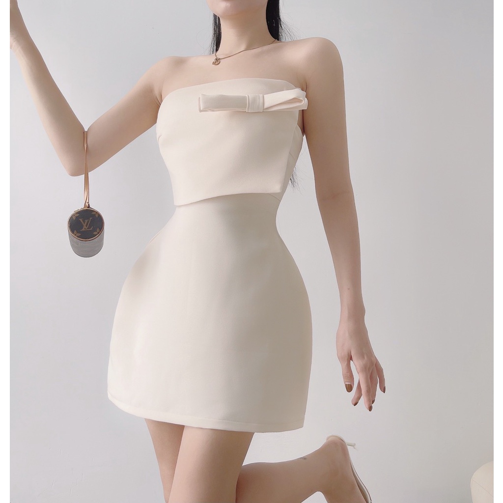 Vanilla dress (Available-real photo) | Shopee Philippines