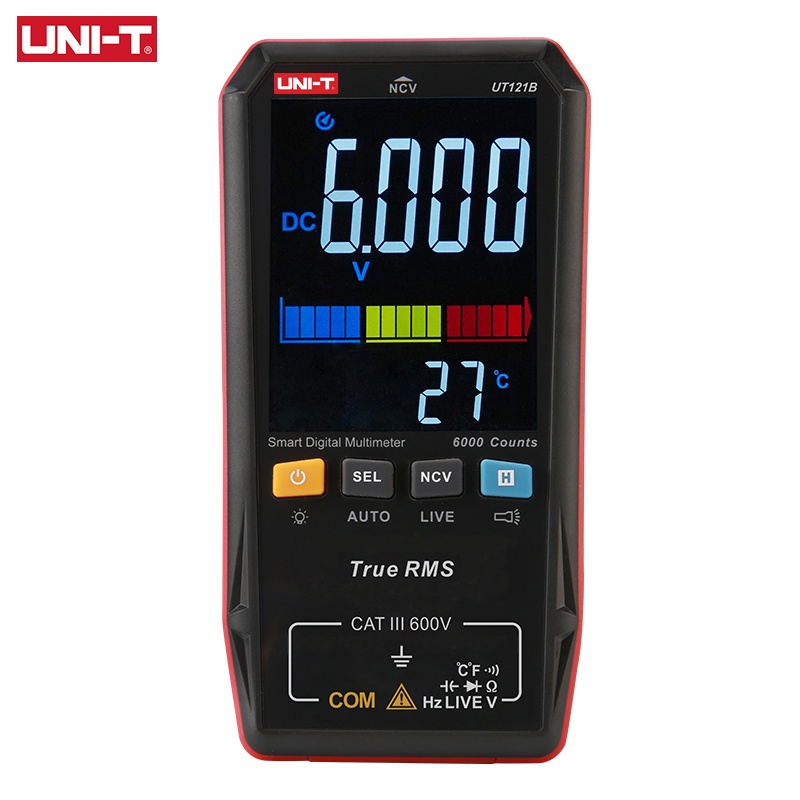 UNI-T UT121A UT121B UT122 True RMS Smart Digital Multimeter 600V AC DC ...