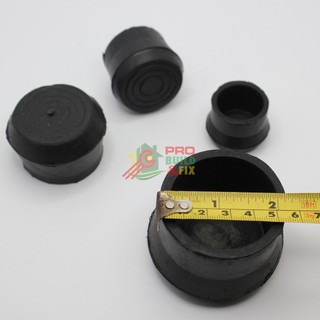 Heavy Duty Round Rubber Footings 2" 1-1/2" 1-1/4" 1" (4 PIECE) Circular ...