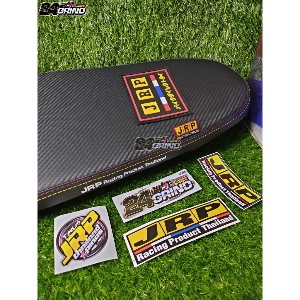 JRP FLAT SEAT HONDA CLICK 125 / 150 V2 DRY CARBON NEW RUBBERIZE LOGO ...