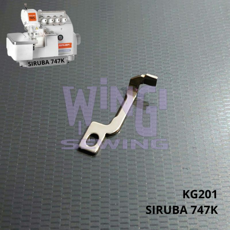 MESIN Kg201 SIRUBA 747K Industrial Overlock Sewing Machine Needle ...