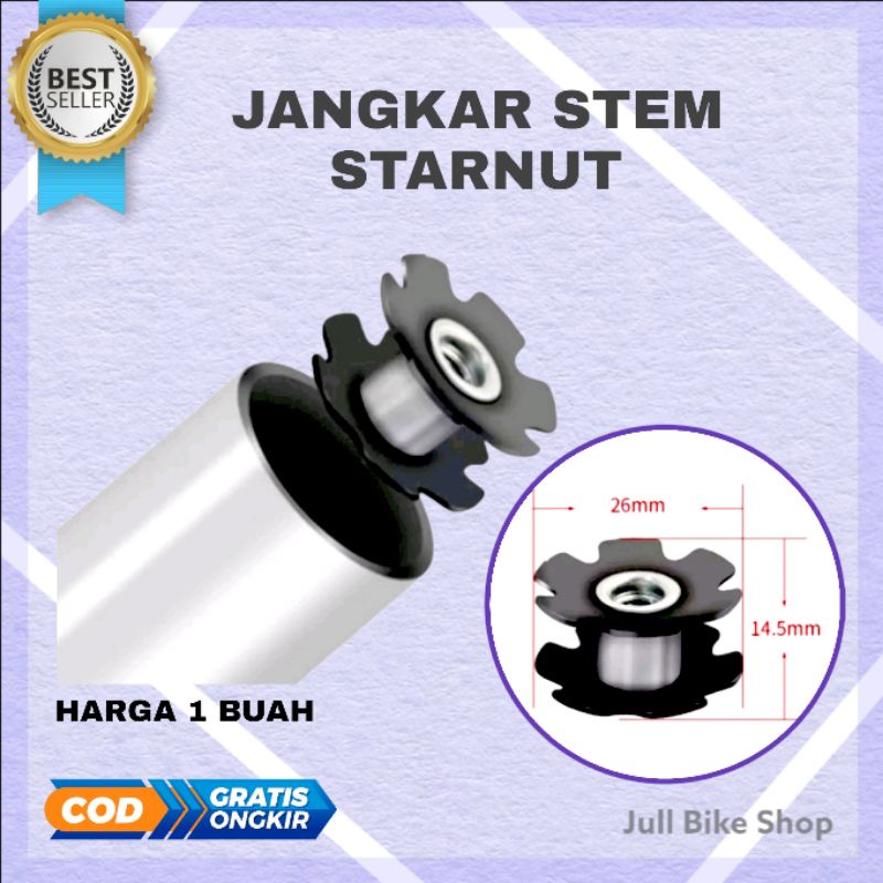 Anchor fork star nut fork Bike headset fixie mtb Handlebar stem stir ...