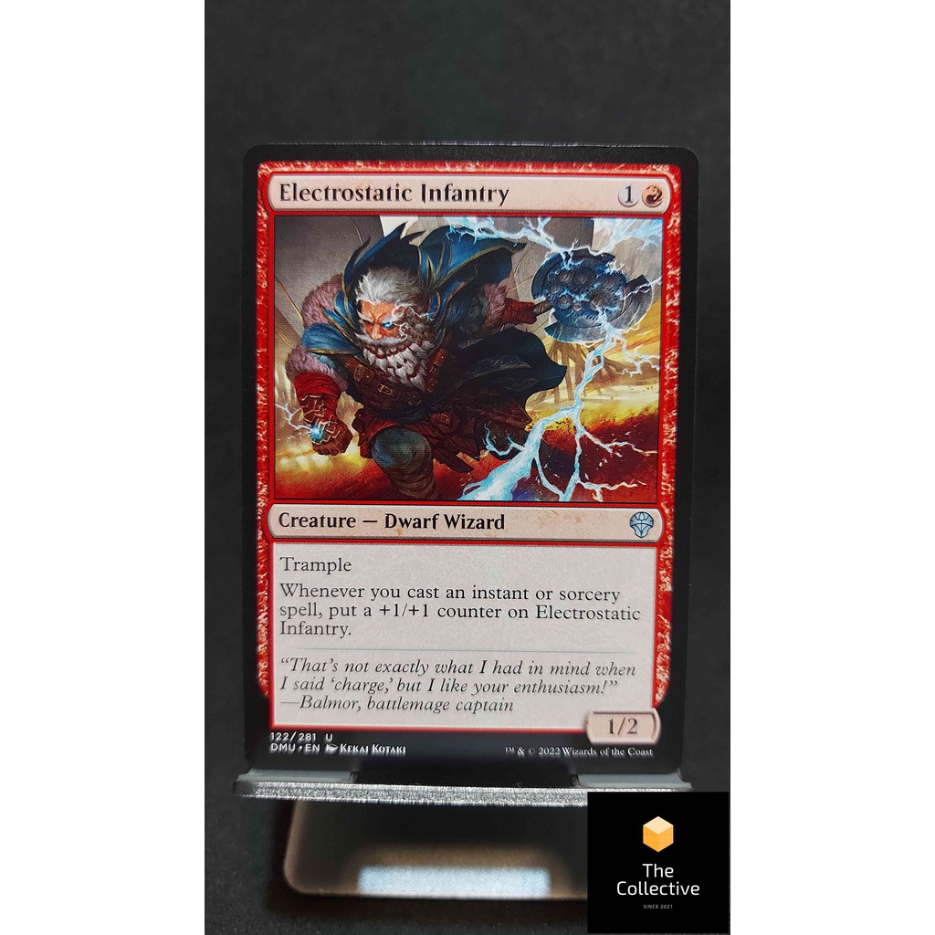 Magic the Gathering - MTG Card Game - Electrostatic Infantry - DMU [RED ...