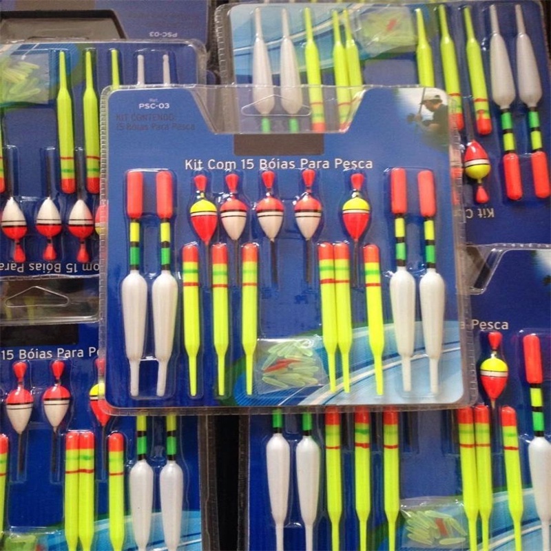 【Stock】15pcs/set fishing float suit fishing floater freshwater stream ...