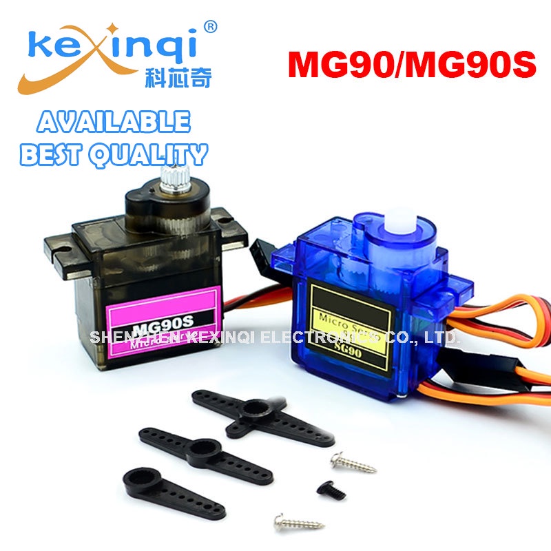 Servomotor SG90 MG90S 9g Servomotor 450 Helicopter Trolley Servo 180 ...