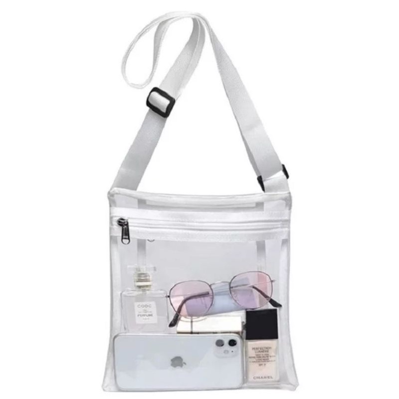 Sling bag PVC transparent UNISEX waterproof Shoulder bag | Shopee ...