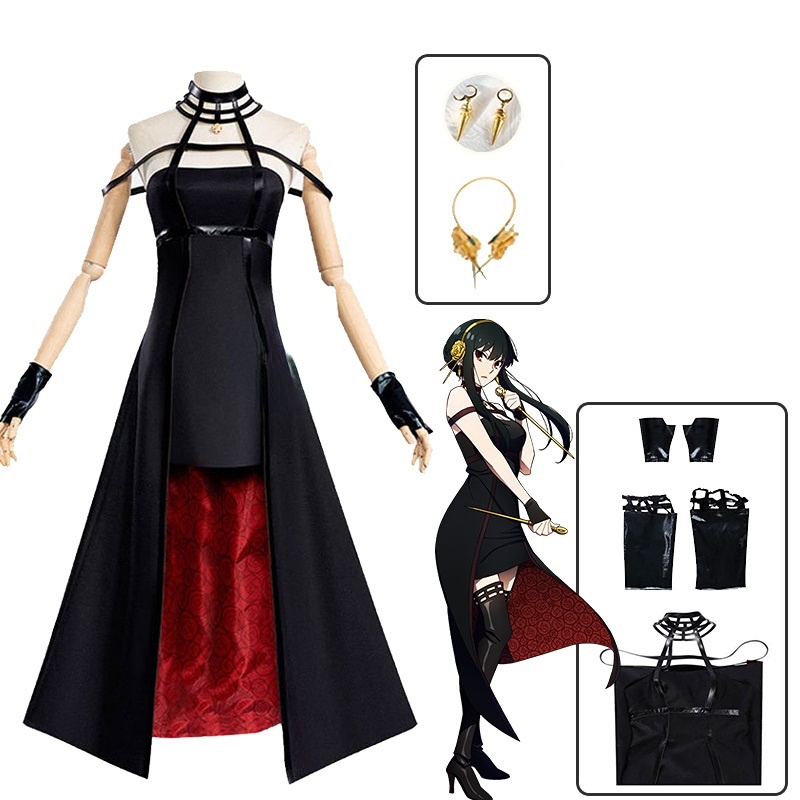 Spy X Family Yor Forger Cosplay Costume Anime killer forwoman Clothing ...
