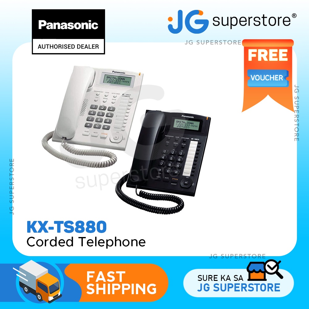 Panasonic Integrated Corded Telephone with One-Touch Dialer Stations ...