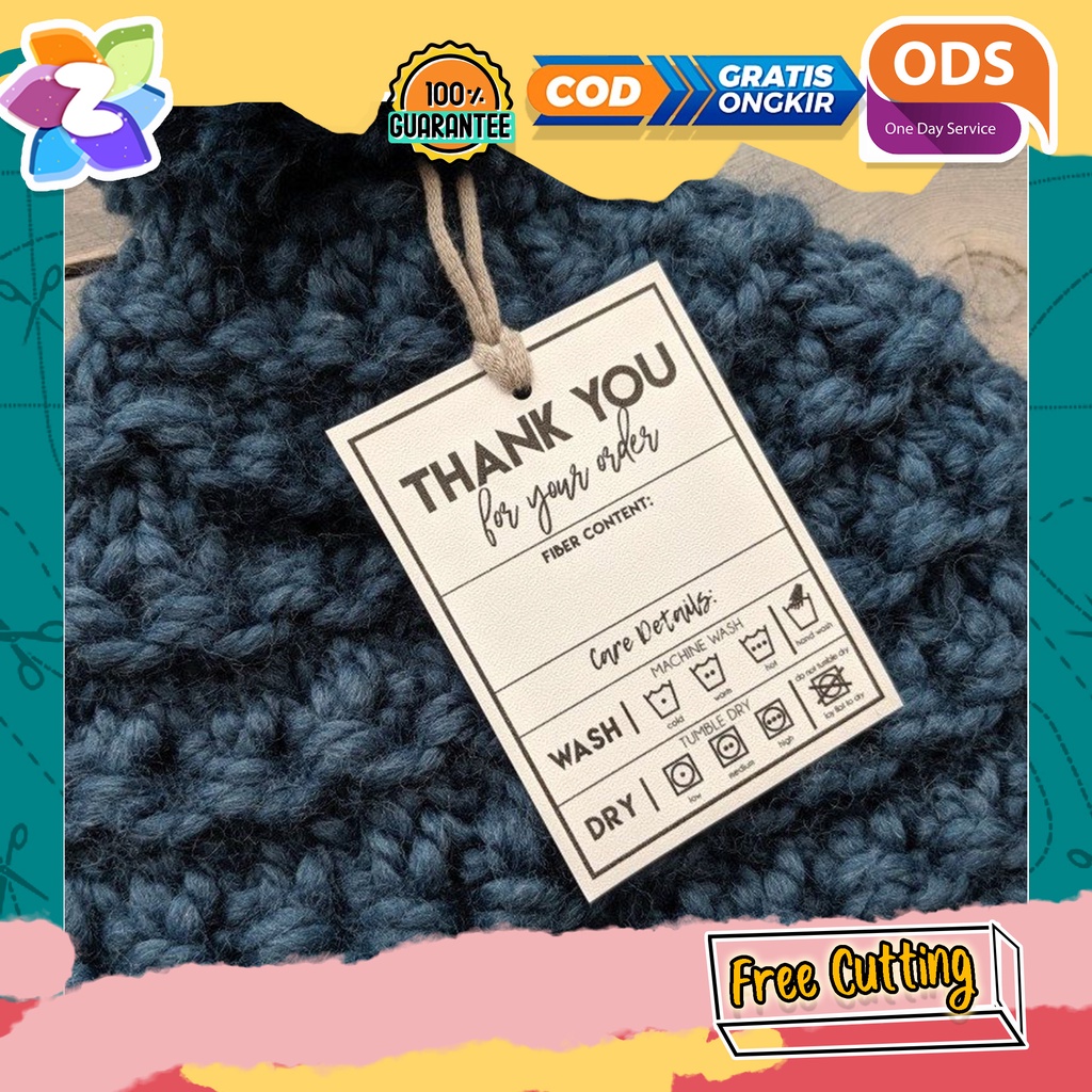 4 8-15 Hang Tag Custom Label Clothes Hangtag Hijab Hijab Clothing ...