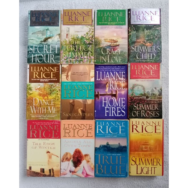 LUANNE RICE Books - PRELOVED (Assorted Romance and Light Novels ...