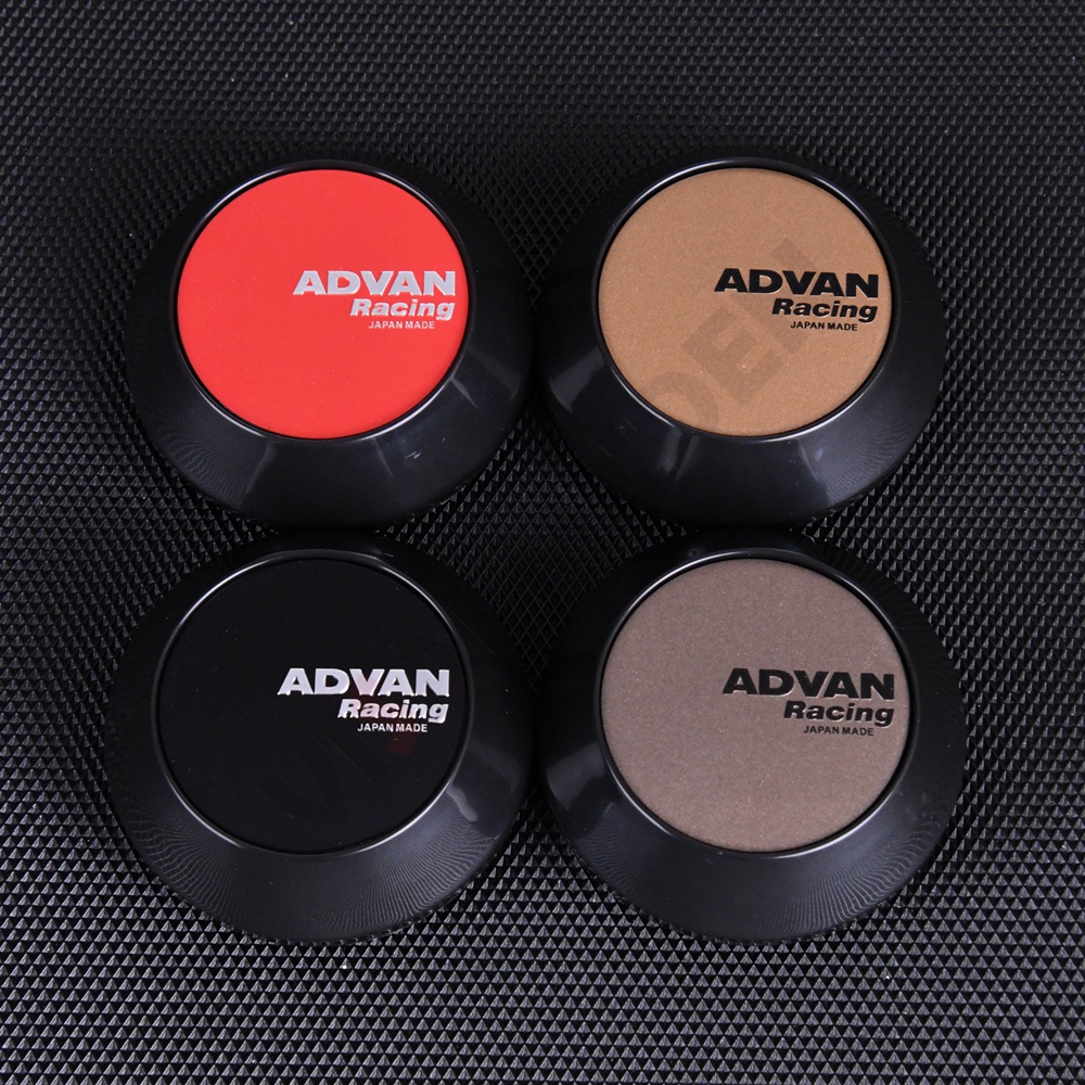 4PCS ADVAN Rim Cap 60MM Clip Diameter Wheel Cover Cap ADVAN Emblem ...