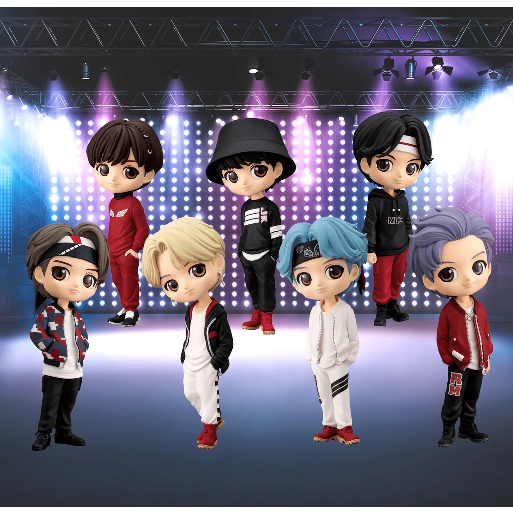 Q Posket Bts Tinytan Mic Drop Set Rm Jin Suga J Hope Jimin V Jung Kook Shopee Philippines