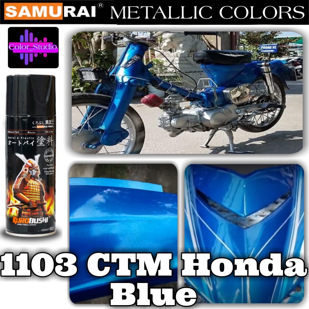 SAMURAI SPRAY PAINT 1103 CTM Blue Honda - Cash on Delivery - COD ...
