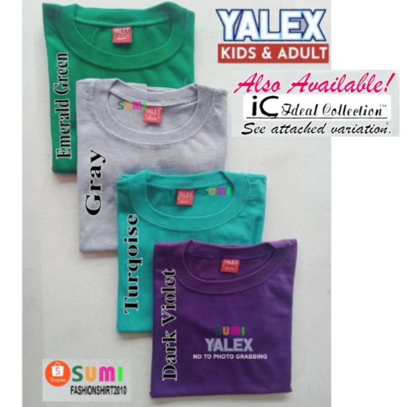 YALEX..Emerald Green/Gray/Turqoise/Dark Violet | Shopee Philippines