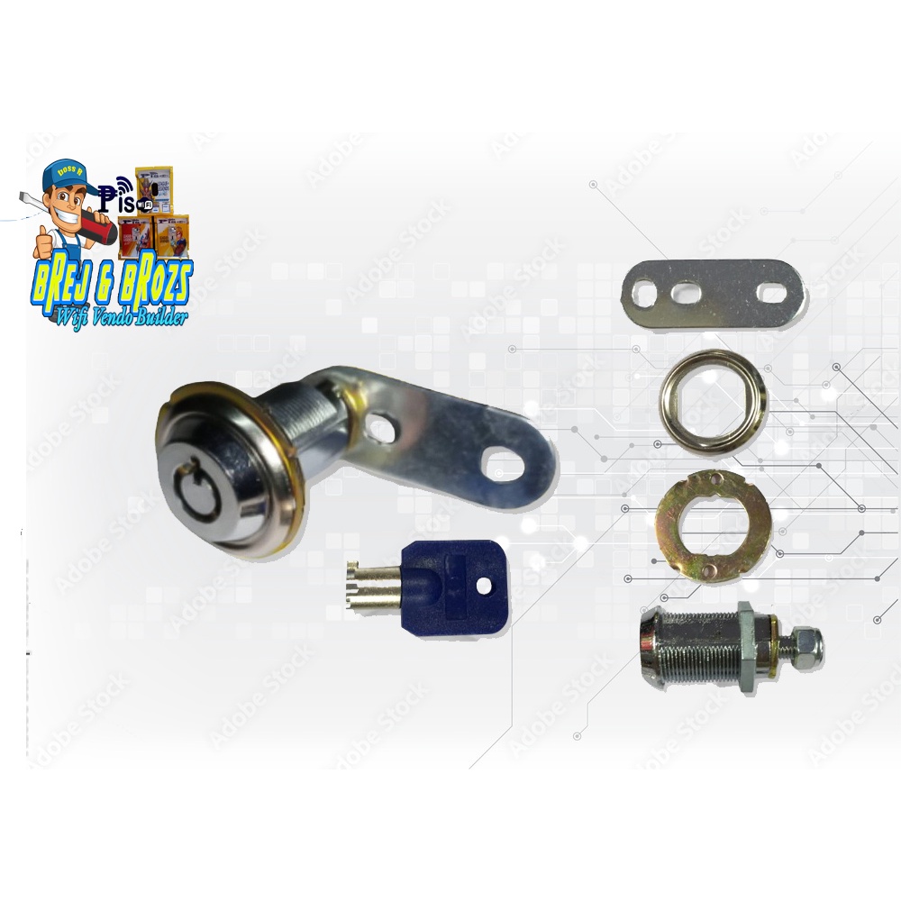 Camlock and Key for PisoWifi, Pisonet, Videoke Cabinet | Shopee Philippines