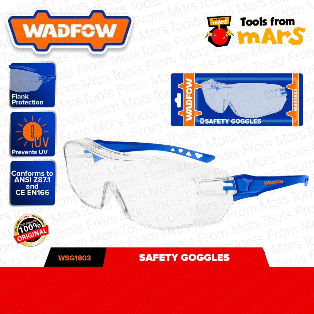 WADFOW Safety Goggles (Full View) Prevents UV Protective Eyewear ...