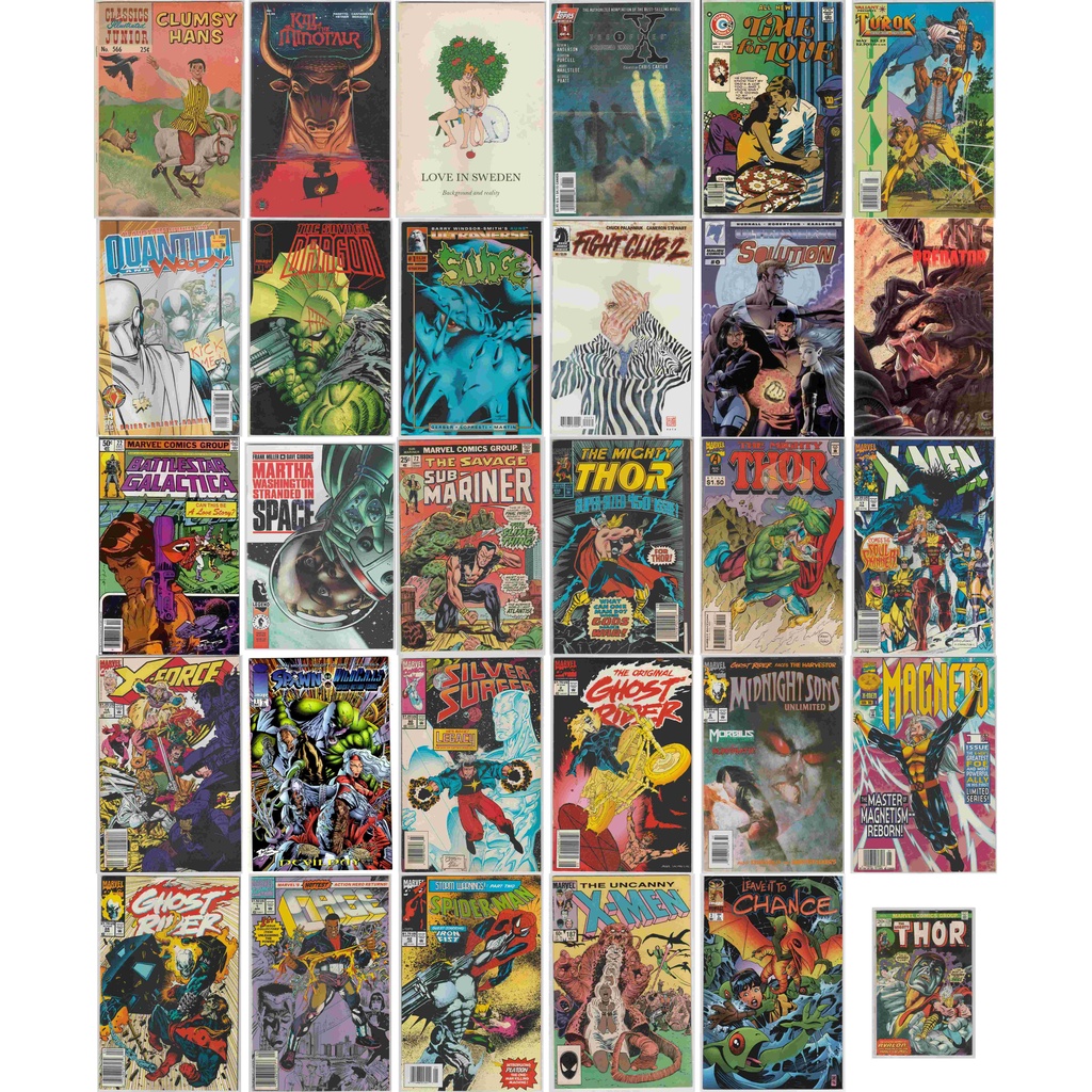 10 Marvel, Indy comics for P1500 (1968-up) X-Files X-Men Spawn Spider ...