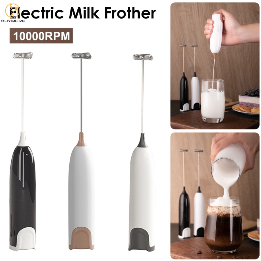 JJ Electric Milk Frother Kitchen Drink Foamer Whisk Mixer Stirrer ...