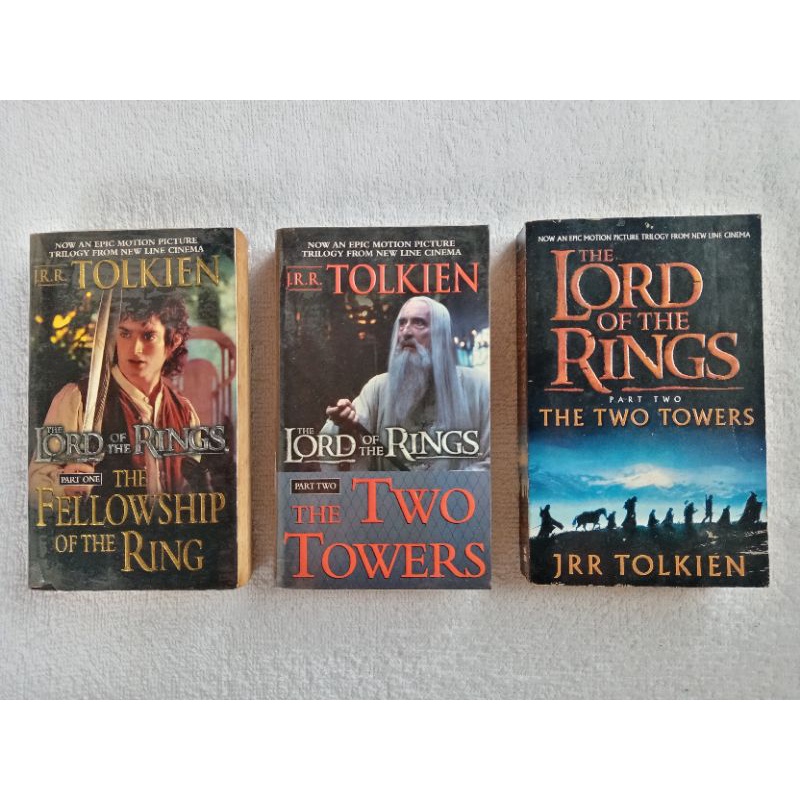 J.R.R. TOLKIEN BOOKS - THE LORD OF THE RINGS (Fantasy books preloved ...