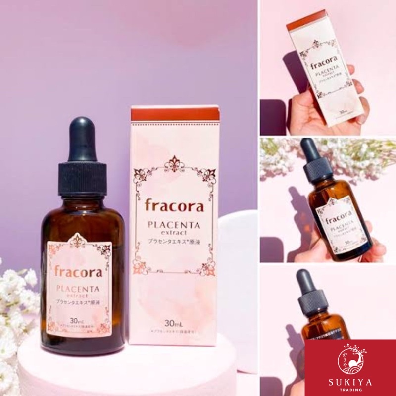 Fracora Placenta Extract essence Serum 30ml Made in Japan | Shopee ...