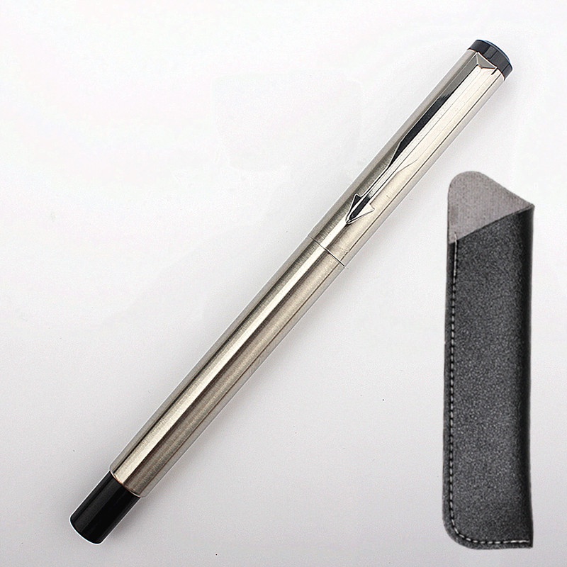 Luxury Student Stainless Steel Silver Business Office 0.5MM Nib ...