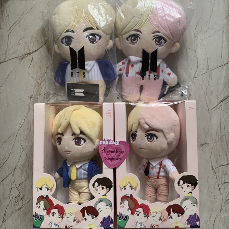 House OF BTS POPUP STORE PINK OFFICIAL MERCH FLAT PLUSH DOLL IDOL ...