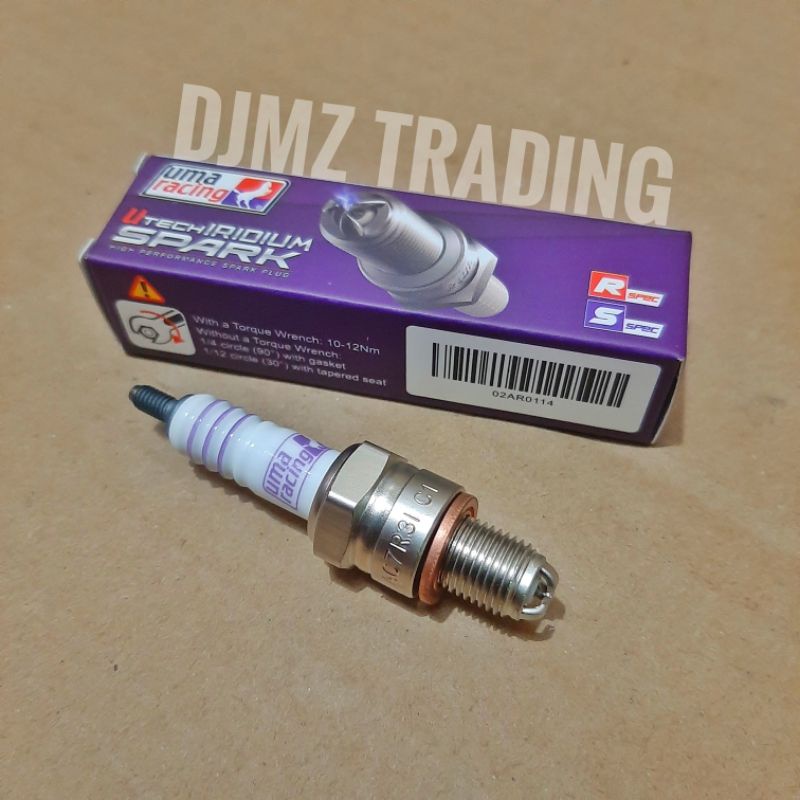 UMA IRIDIUM SPARK PLUG (SHORT THREAD) | Mio i 125, Gear, Soulty, Sporty ...