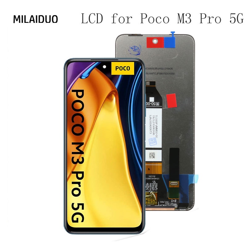 Original LCD For Xiaomi Poco M3 Pro 5G LCD M2103K19PG LCD Display Touch ...