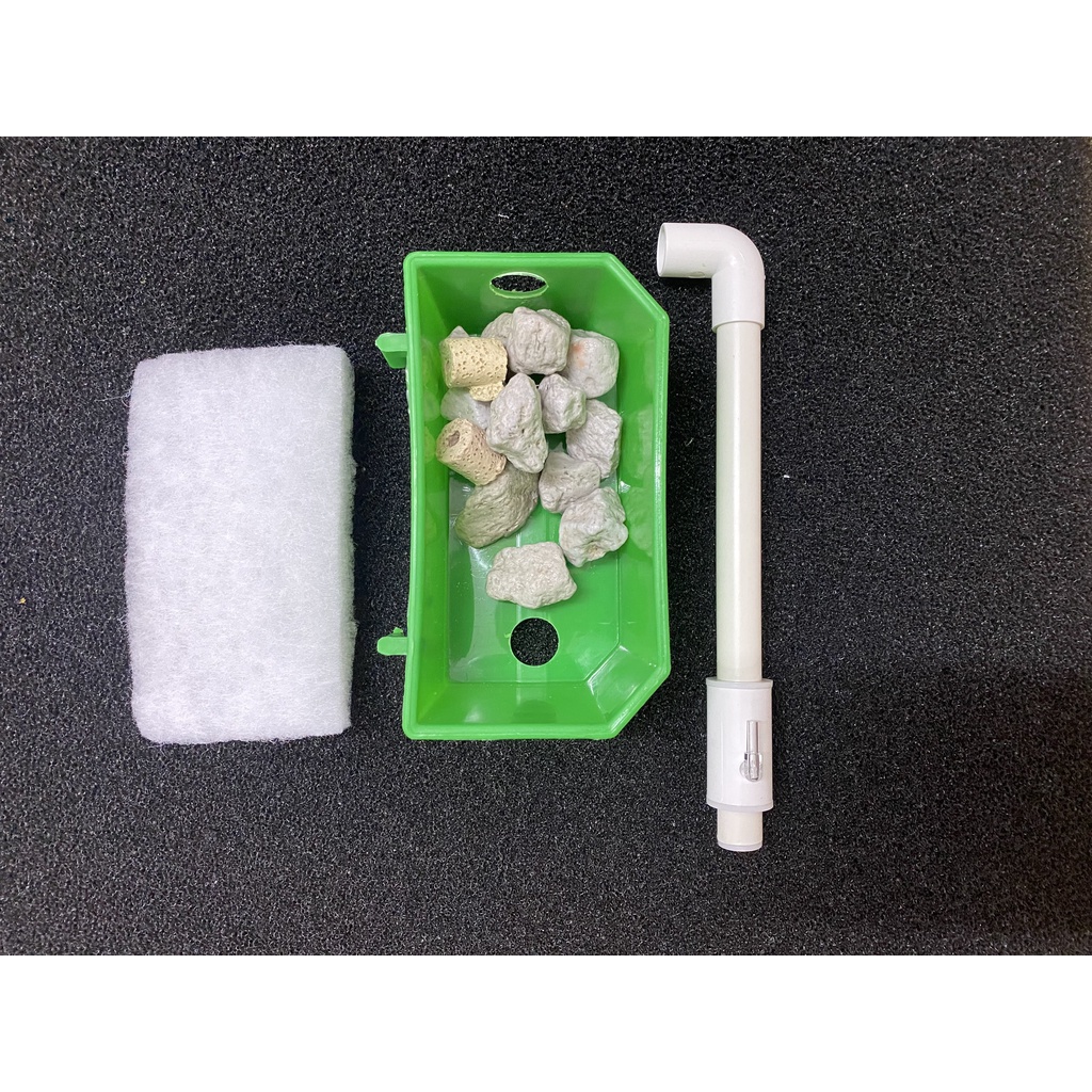 (HCM) Full WHITE AIRLIFT FILTER WITH SUPER FAST SUCTION GLASS (SUPER ...