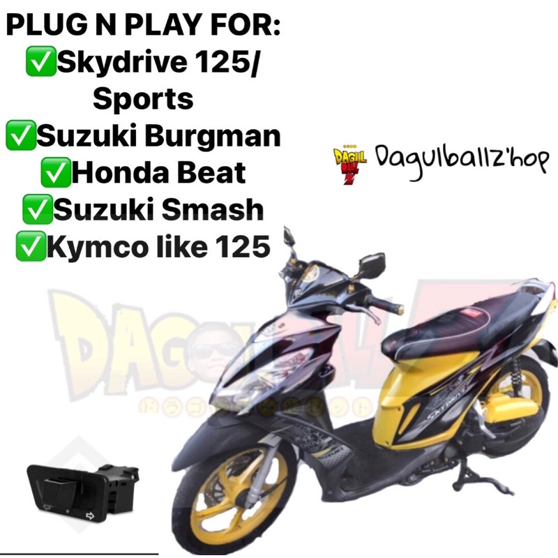 SIGNAL LIGHT WITH HAZARD FOR SKYDRIVE/BURGMAN/WAVE/HONDA/SHOGUN/SMASH ...