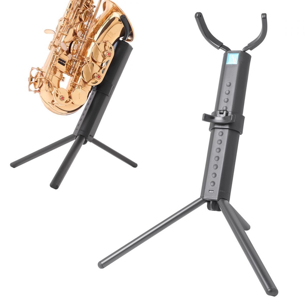 two size optional Foldable Alto Tenor Saxophone Stand Portable Floor ...
