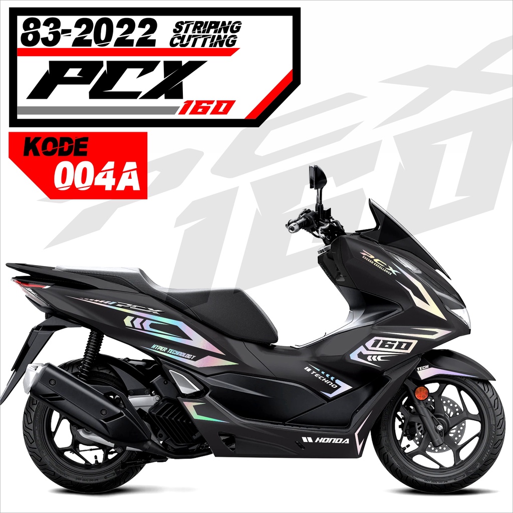 Striping Sticker Lis Cutting HONDA PCX ALL NEW 160 HONDA PCX 160 CODE ...