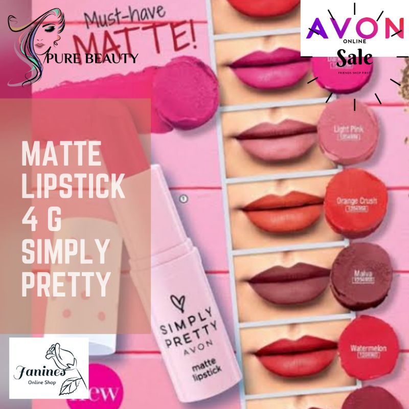 Simply Pretty: Matte Lipstick 4 G | Shopee Philippines