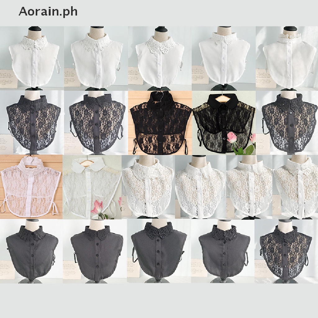 && Beauty accessories && Vintage Shirt Female Detachable Fake Collars ...