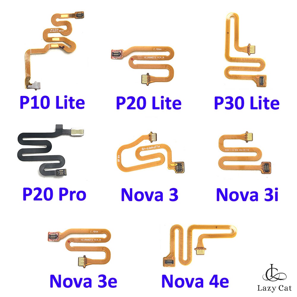 Home Button Fingerprint Touch Id Sensor Connector Flex Cable For Huawei ...