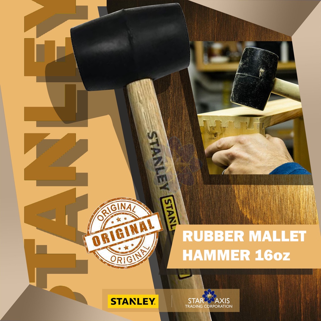 Stanley Rubber Mallet Hammer 16oz Shopee Philippines