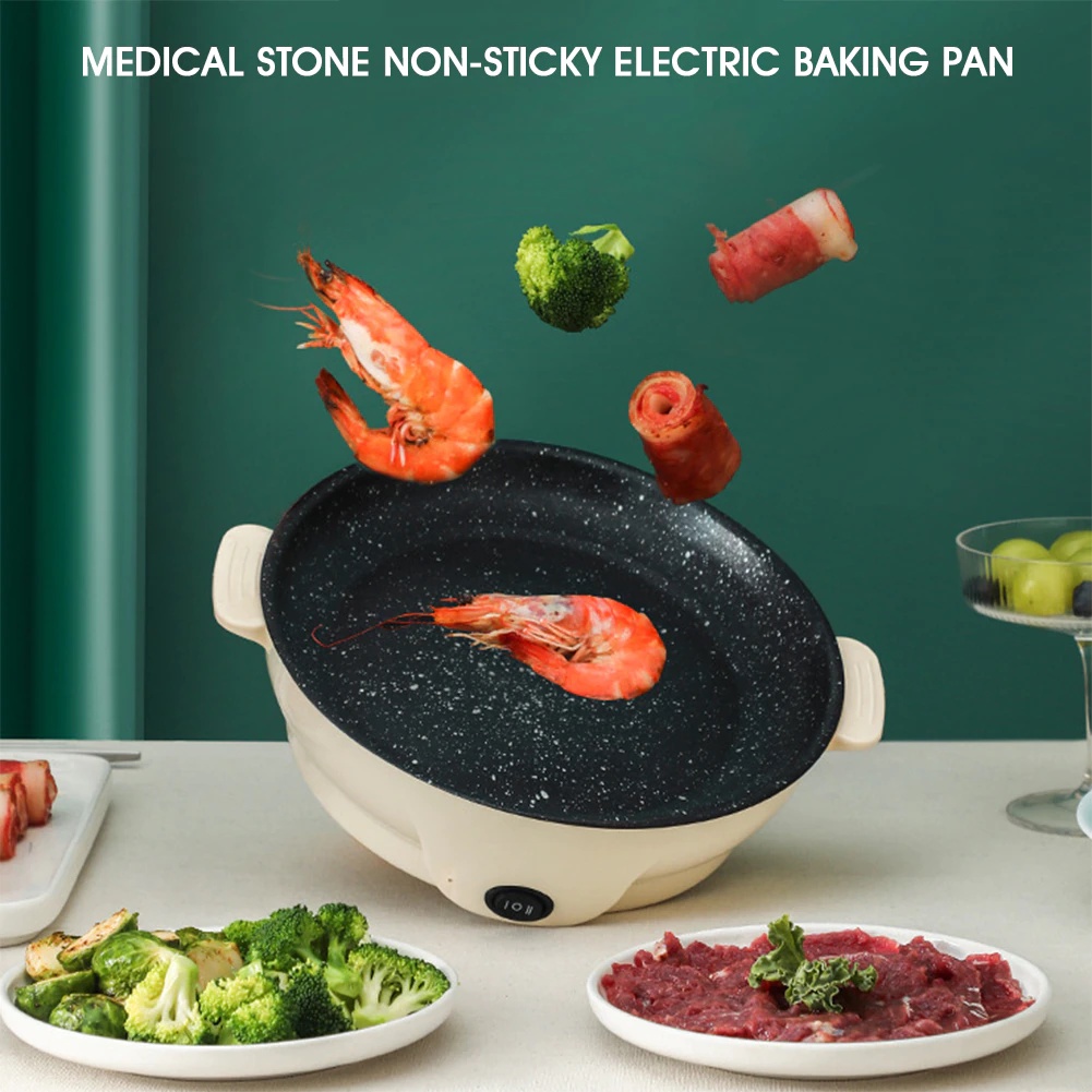 Multi Cooker Electric Frying Pan Skillet Multifunction Oven Portable ...
