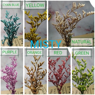 EcoFriendlyStyuffs Dried MISTY flowers with Rustic Vase | Shopee ...