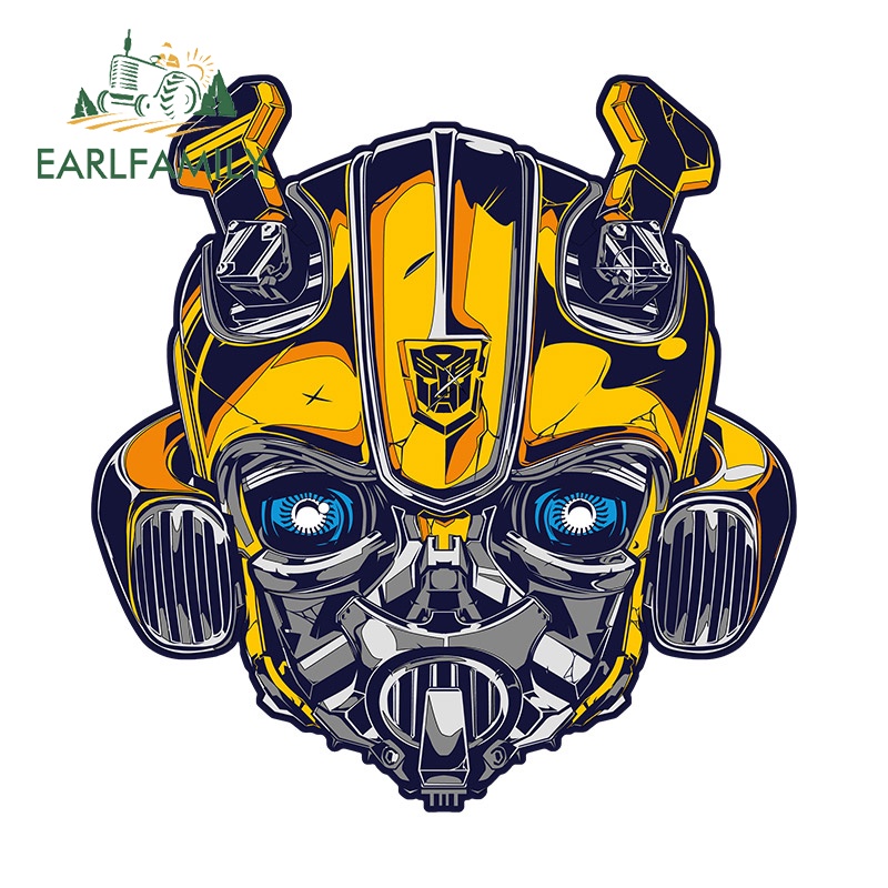 EARLFAMILY 13cm Transformers Bumblebee Car Stickers Scratch-Proof ...